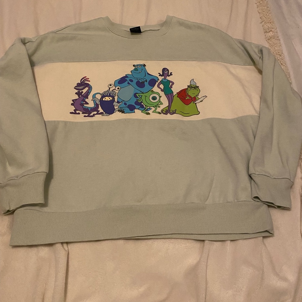 Monsters Inc Color Block Sweater - Gem